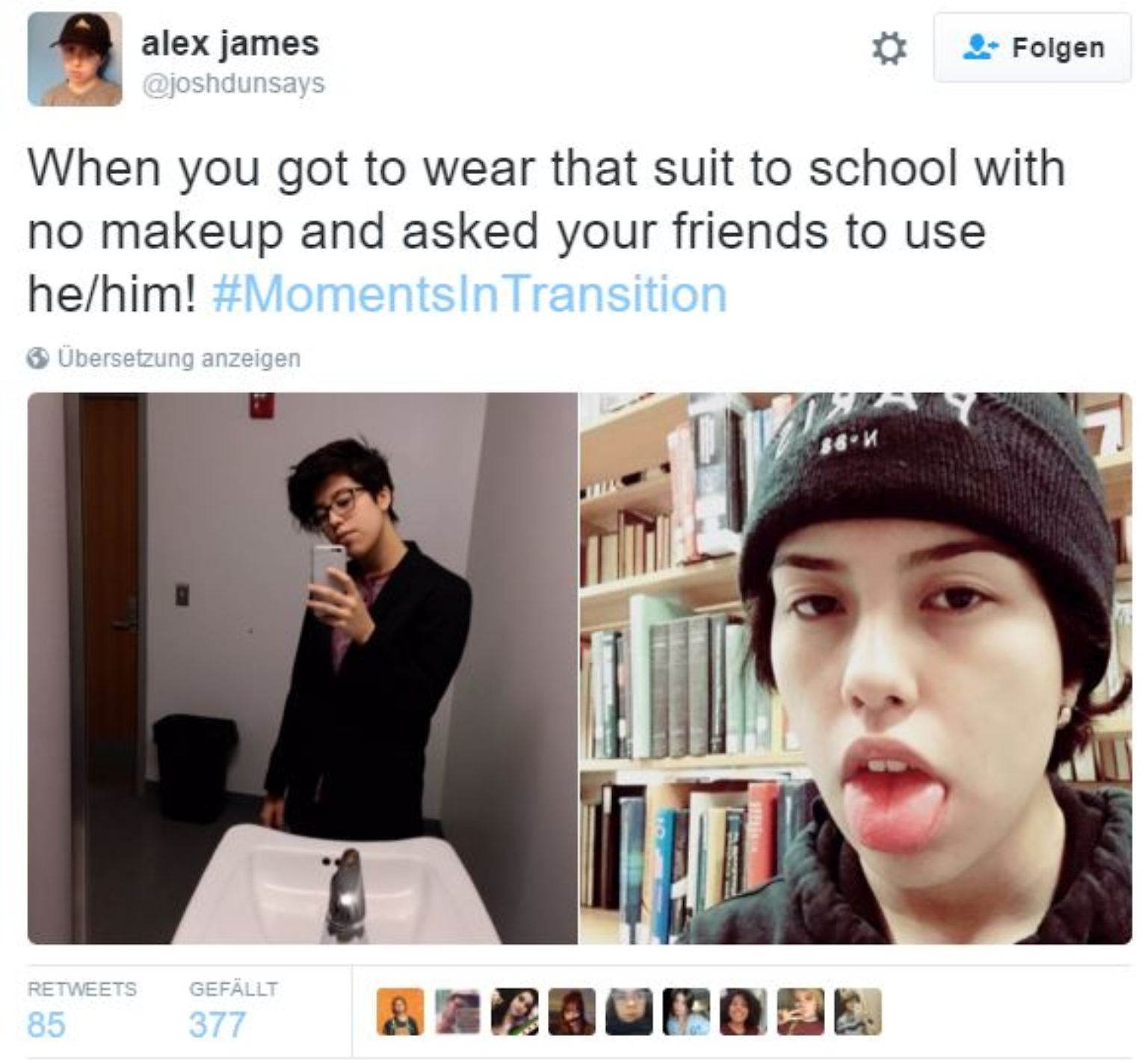 #MomentsInTransition als Befreiung: Trans*Menschen zeigen ihre ...