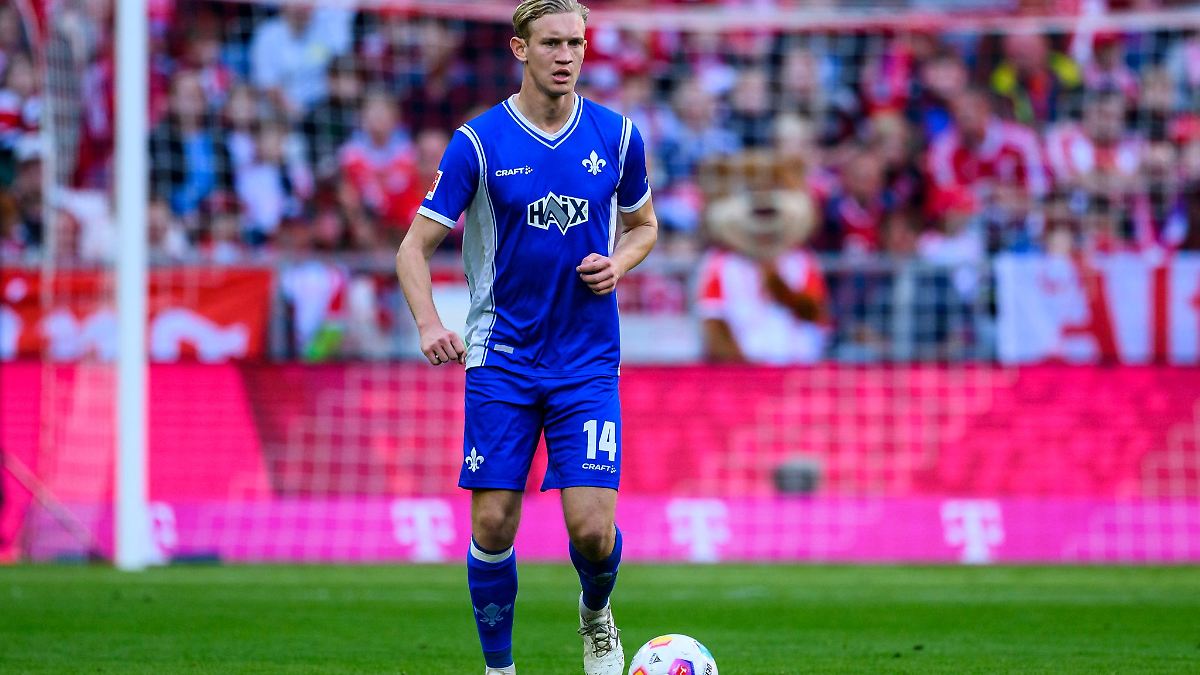 Hessen: Abwehrspieler Klarer wechselt von Darmstadt nach England - ntv.de