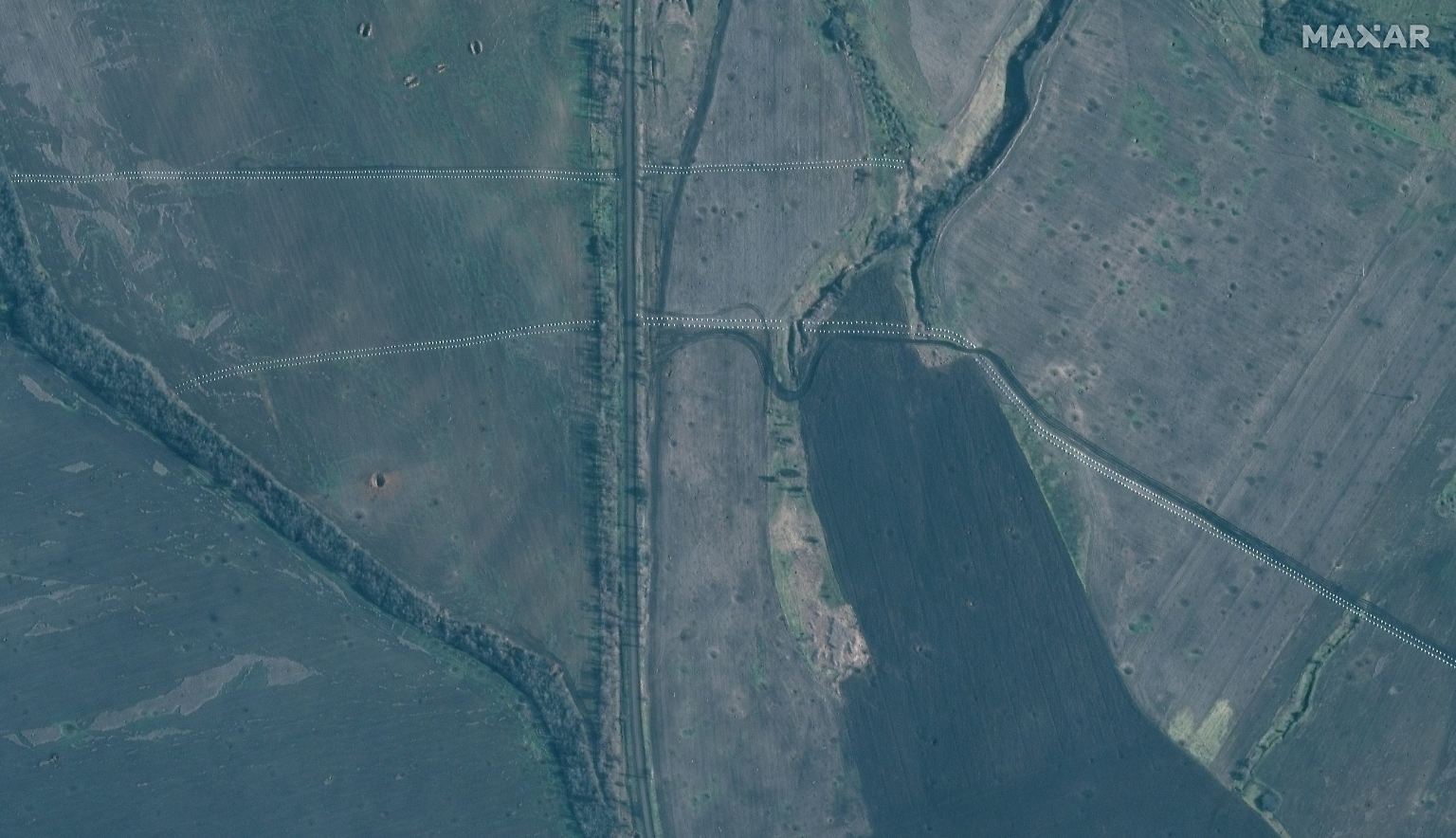 Blick auf die Kampfzone aus dem All: Hochauflösende Satellitenfotos ...