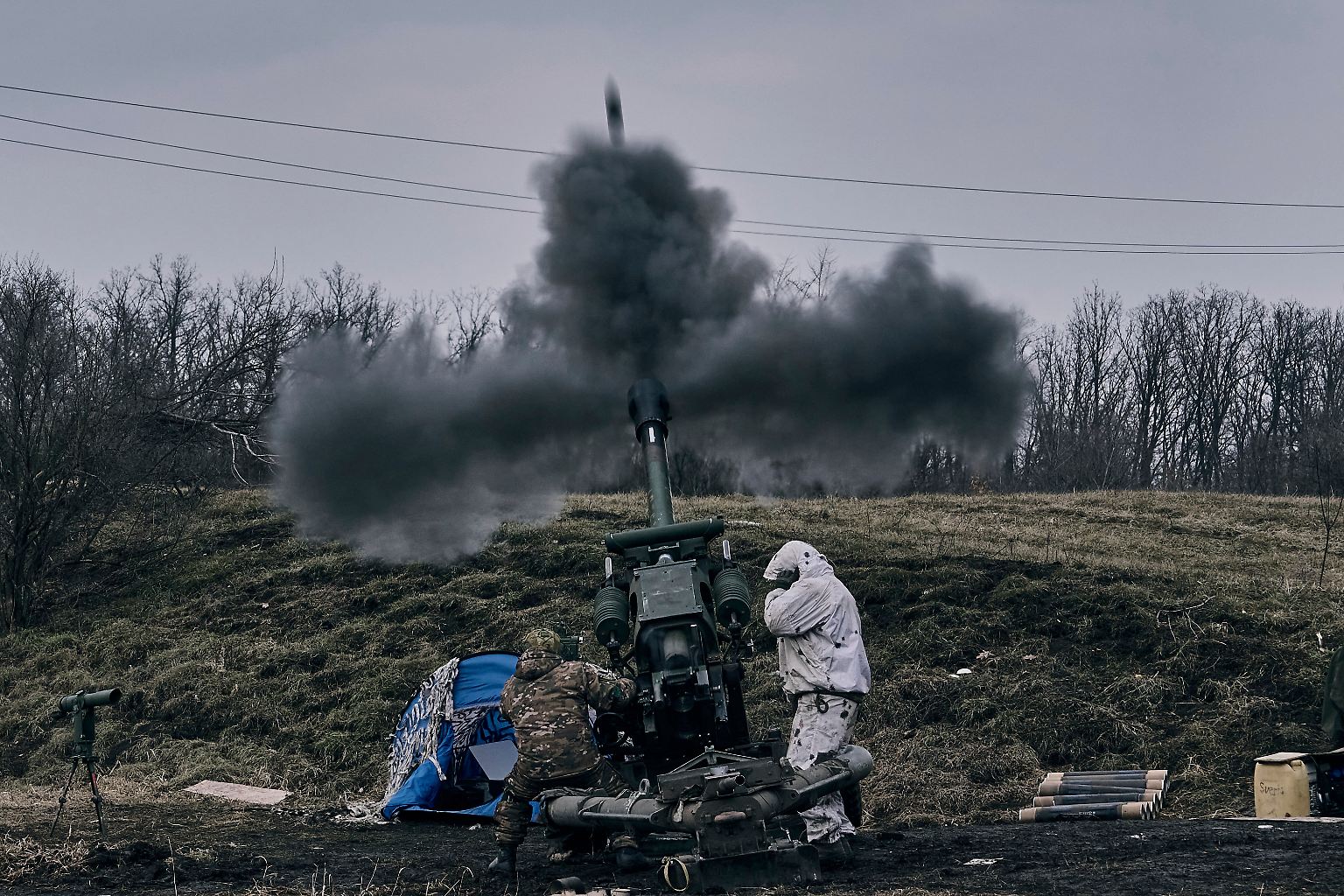 Brennpunkt im Ukraine-Krieg: Satellitenfotos zeigen die Schlacht um ...
