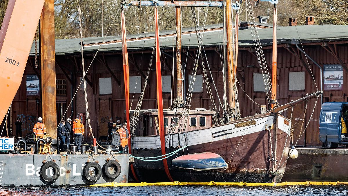 Hamburg & Schleswig-Holstein: Gesunkene "Fridthjof" gehoben - ntv.de