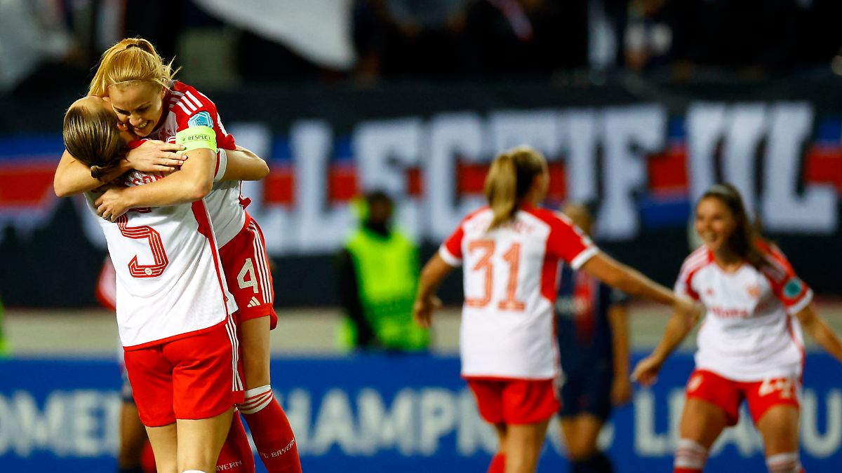 Champions-League-Sieg in Paris: Diesmal können die Bayern-Frauen jubeln ...
