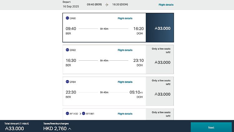 Letzte Chance: Für unter 600 Euro mit der besten Business Class 2025 ...