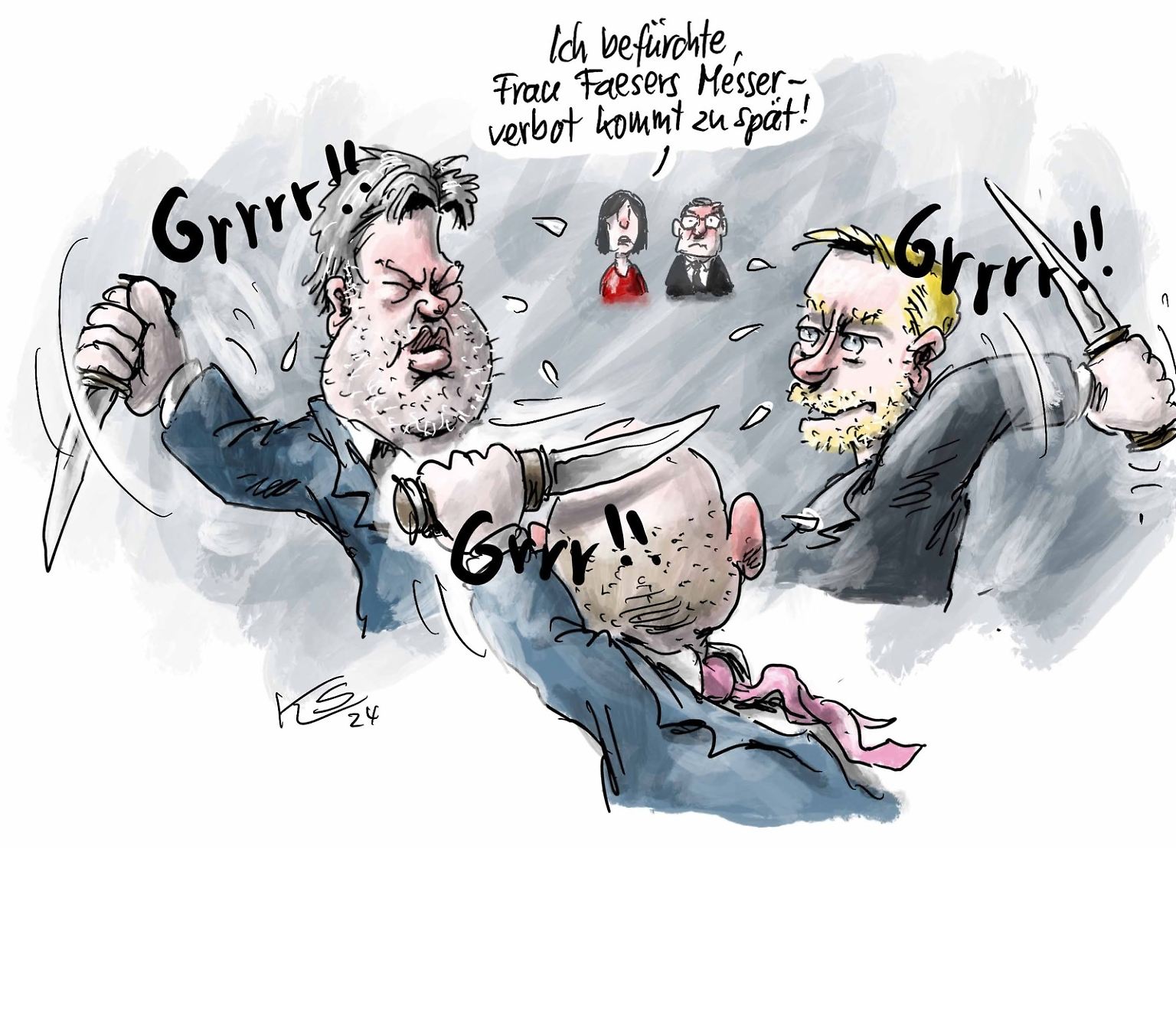 Klaus Stuttmann trifft den Punkt: Erschütterungen überall - das Jahr in ...