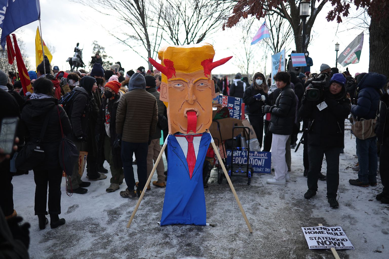 Die Amtseinführung von Donald Trump in Bildern: Melanias Hut ...