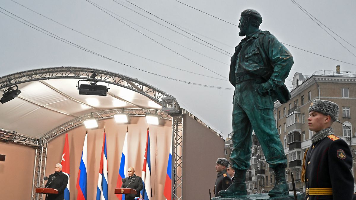 Der Tag: Putin enthüllt Statue von Fidel Castro in Moskau - ntv.de