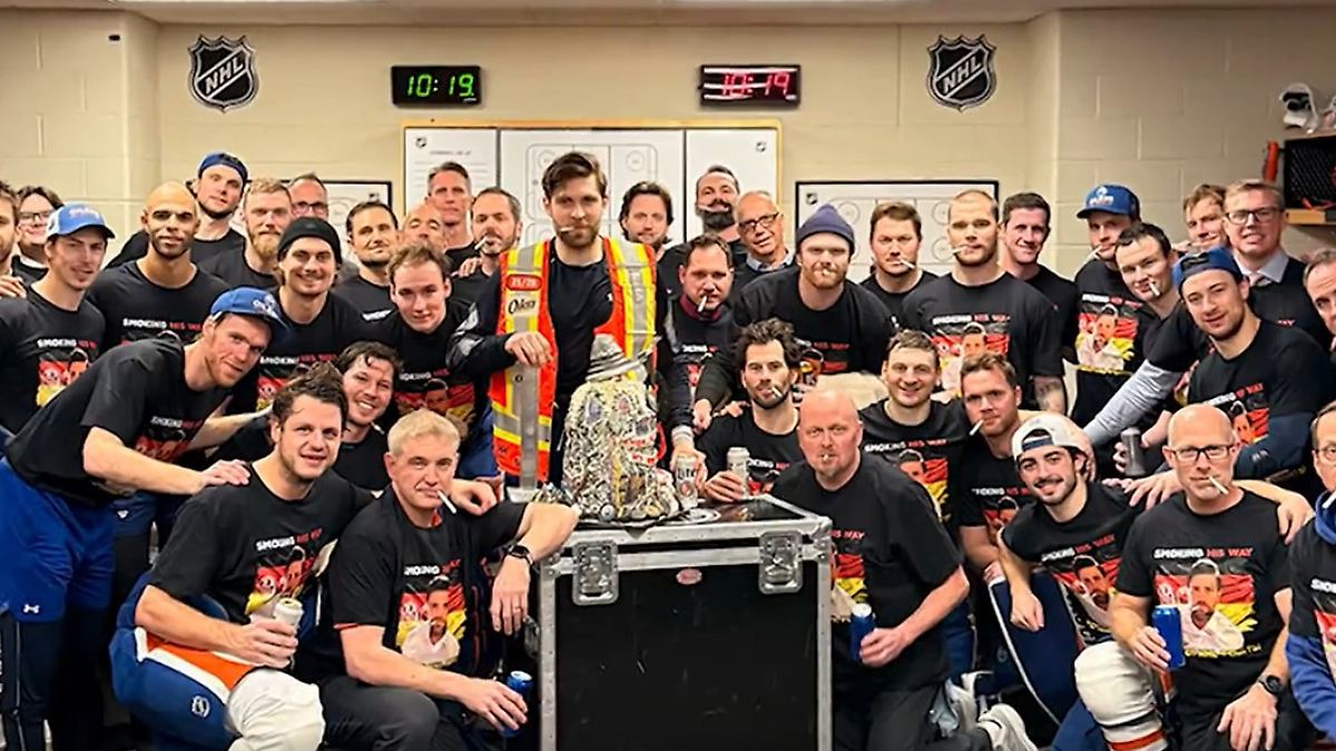 Eishockey-Star Leon Draisaitl feiert Meilenstein mit kuriosem Raucher-T ...