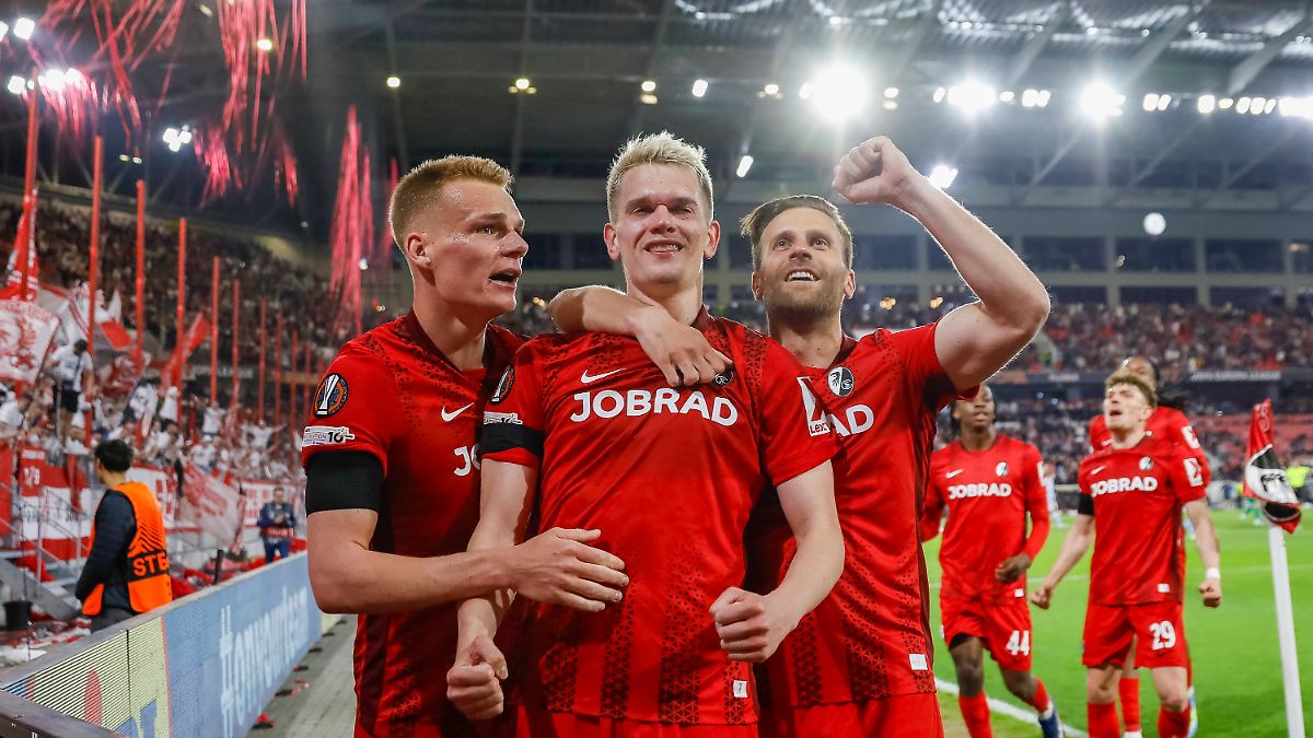 Dickes Polster fürs Rückspiel: SC Freiburg rauscht torreich Richtung ...