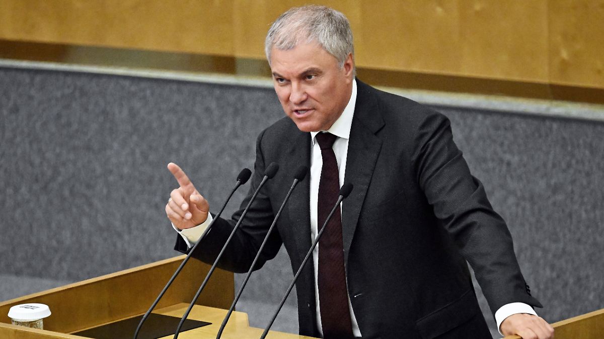 Vergeltung für Angriff: Duma-Chef droht Ukraine mit ...