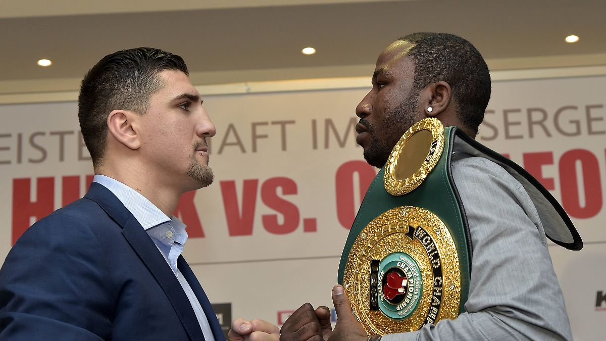 "Ich werde gewinnen": Marco Huck will Ola Afolabi den IBO-Titel ...