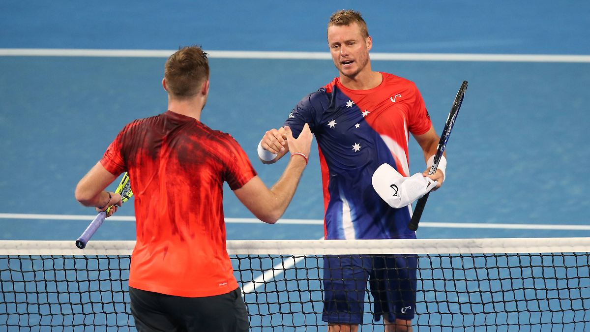 Echter Sportsmann auf dem Court: Jack Sock überrascht Lleyton Hewitt ...