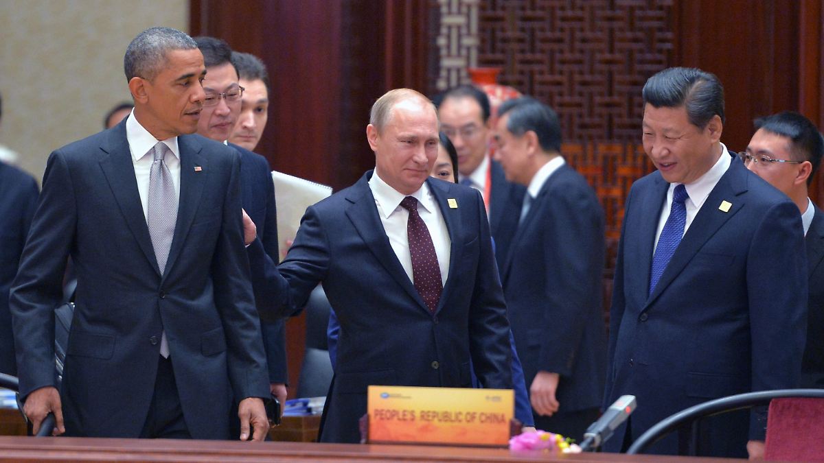 Apec-Gipfel in Peking: USA und Russland buhlen um Chinas Gunst - ntv.de