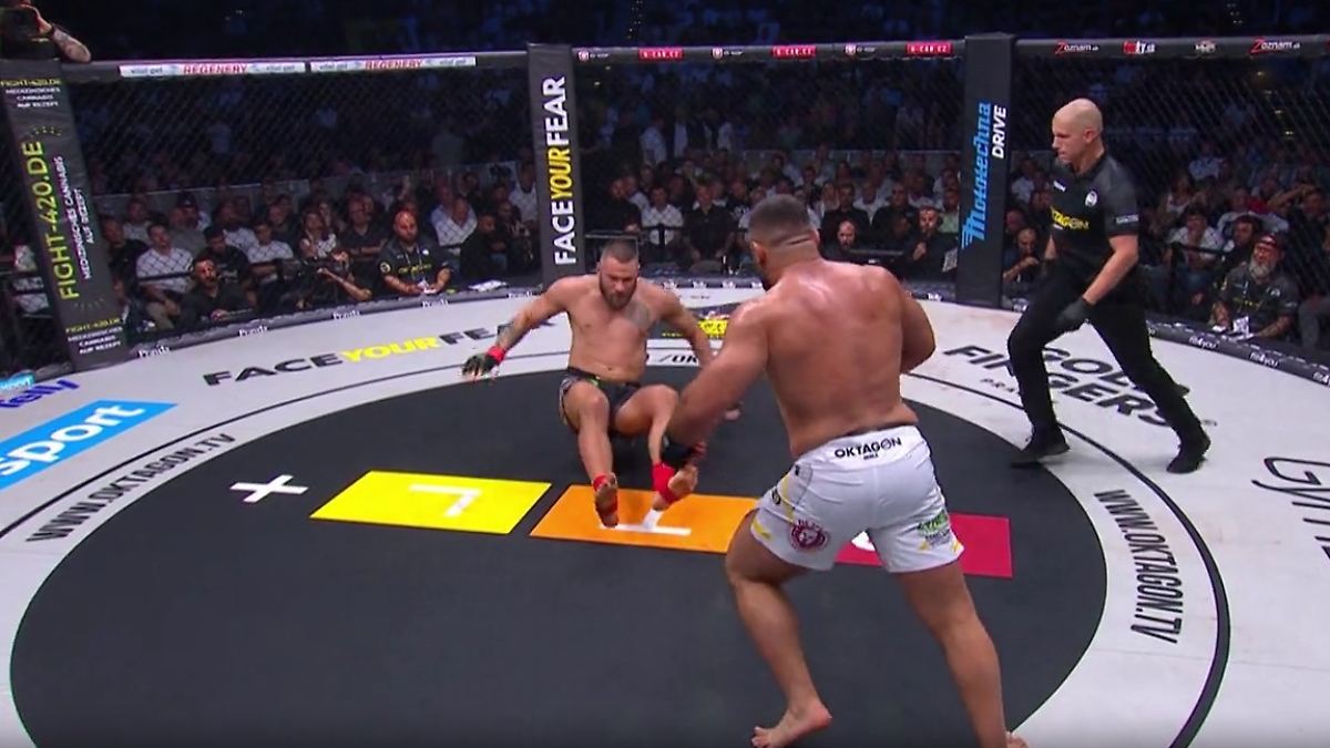 Markige Ansage nach Knockout: 1,78-Meter-"Kran" sieht sich in MMA zu ...