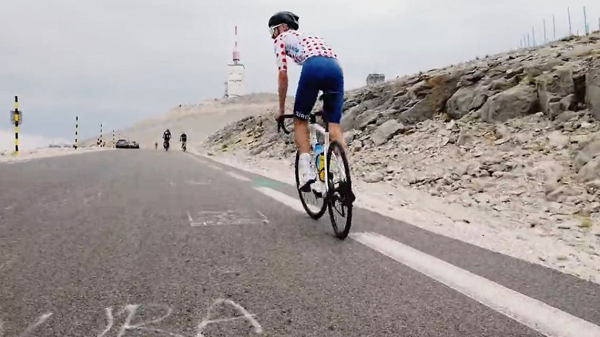Berüchtigte Tour-de-France-Etappe: ntv-Reporter kämpft sich Mont ...