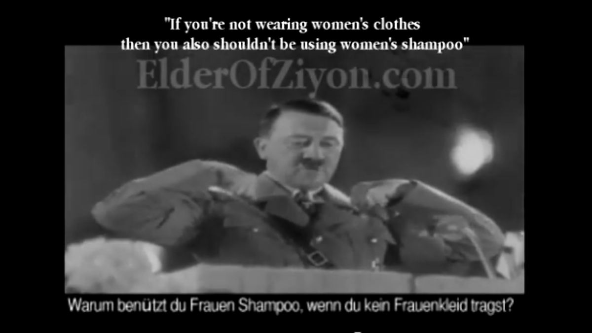 Zwölf geschmacklose Sekunden: Hitler wirbt für Shampoo - ntv.de