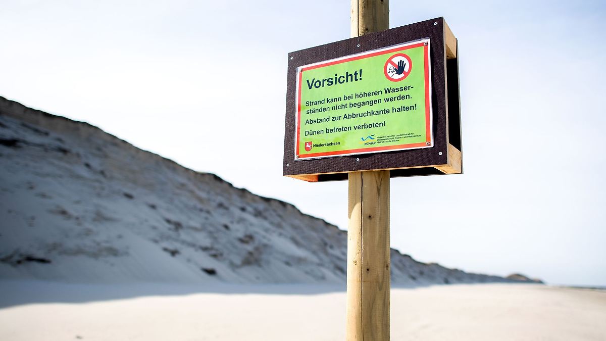 Niedersachsen & Bremen: Sturmflutschäden: Strandaufschüttungen auf ...