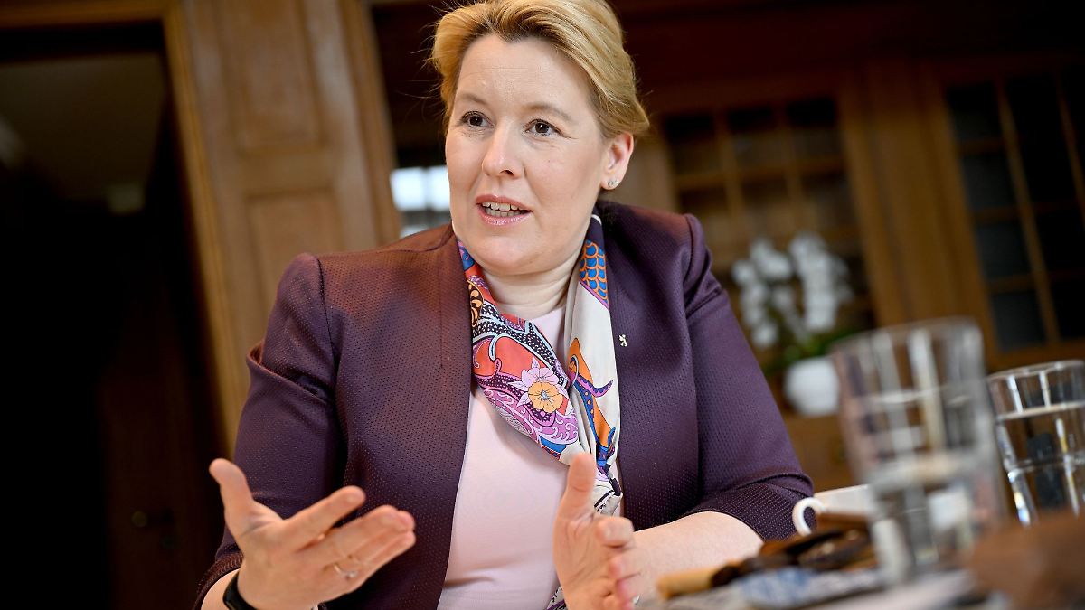 Berlin & Brandenburg: Giffey ist gegen eine Trennung von Amt und Mandat ...