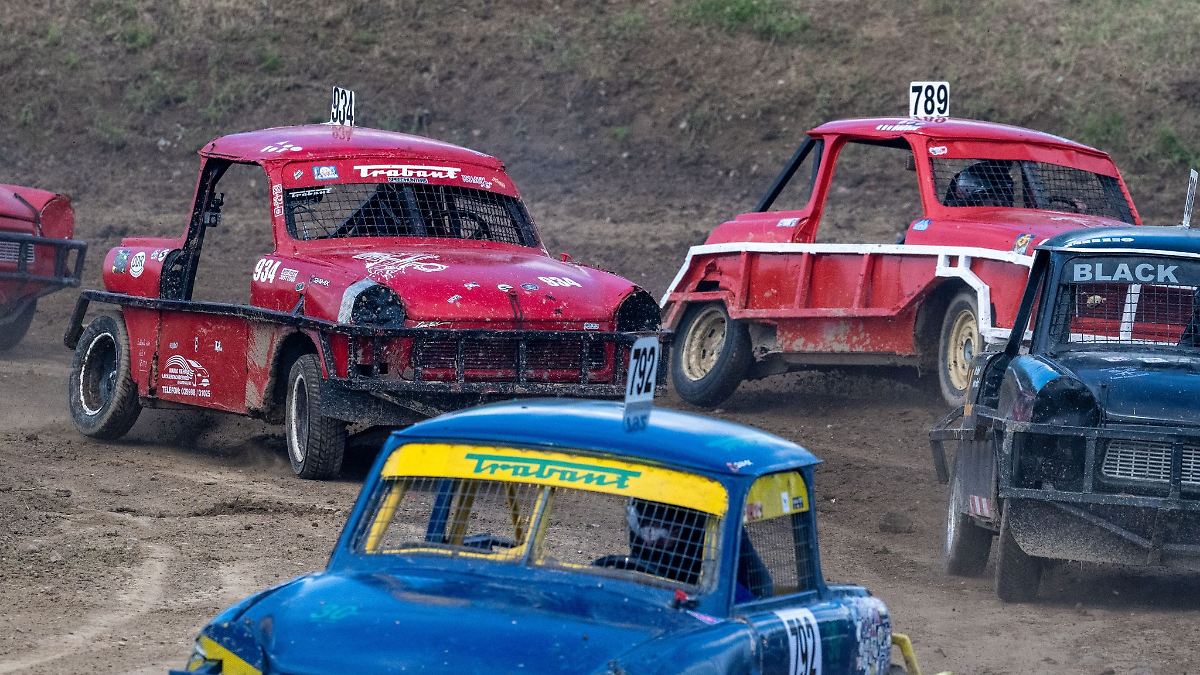 Luxus Stockcar Rennen In Der Nahe Bild