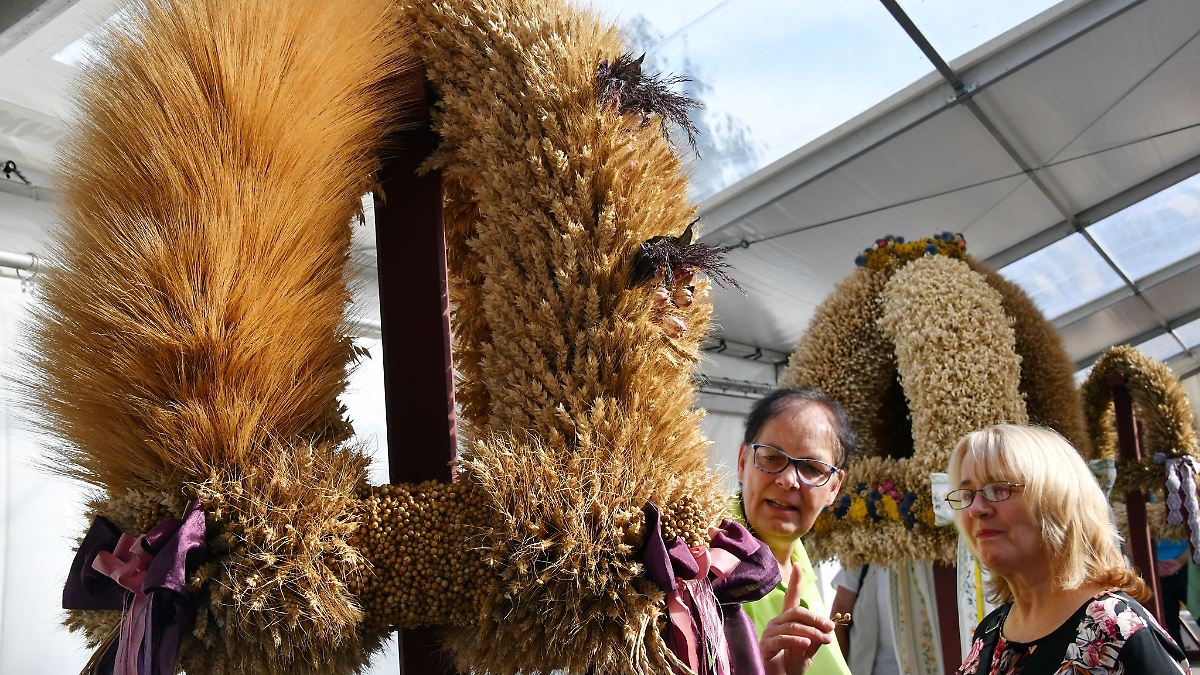 Berlin & Brandenburg: Brandenburger Erntefest - etwa 15.000 Besucher ...