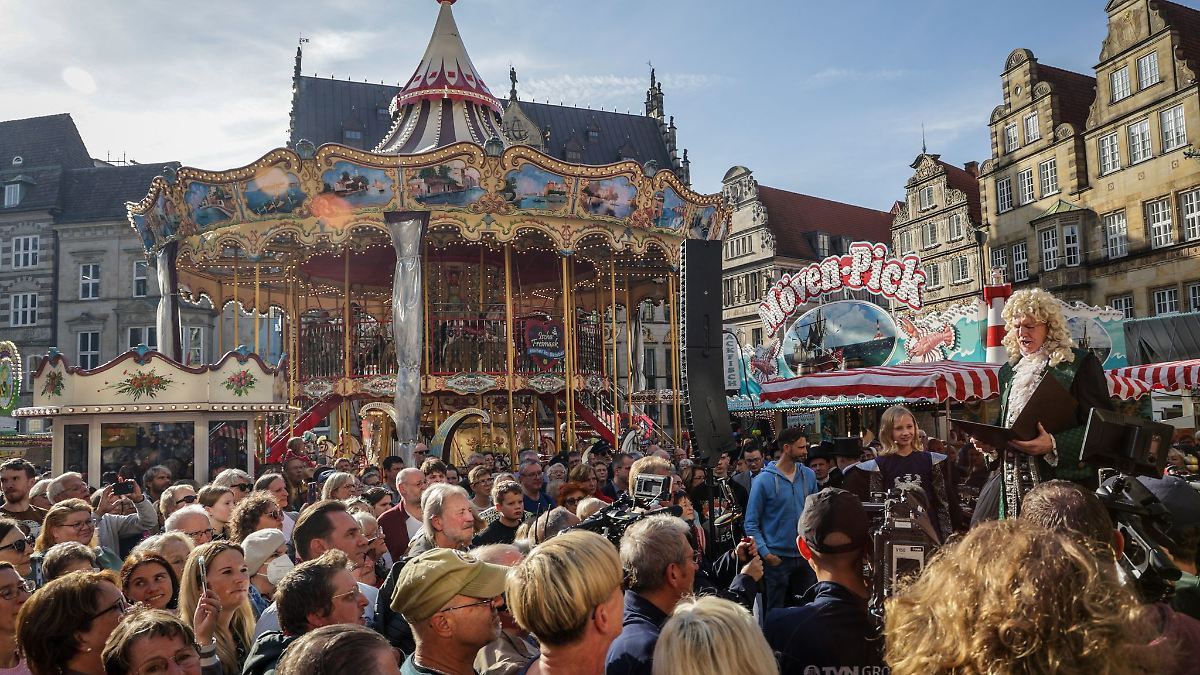 Niedersachsen & Bremen: Bremer Freimarkt ist eröffnet - n-tv.de