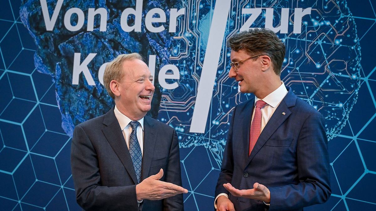 Nordrhein-Westfalen: Microsoft unterstützt NRW bei KI-Schulungen - n-tv.de