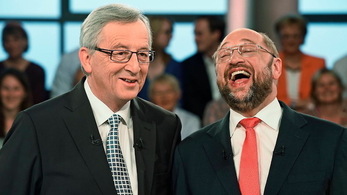 Wieder größte Fraktion: Juncker gewinnt, Schulz gibt nicht auf - n-tv.de