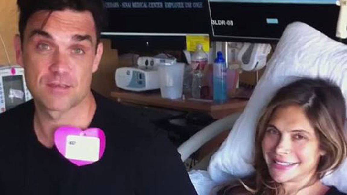 "Aufhören, 'Frozen' zu singen": Robbie Williams' Baby ist da - n-tv.de