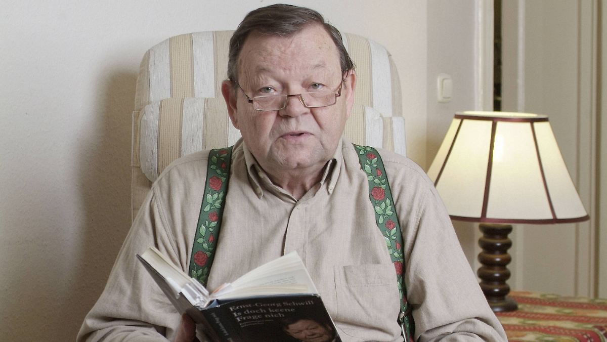 Berliner TV-Urgestein: Ernst-Georg Schwill ist tot - n-tv.de