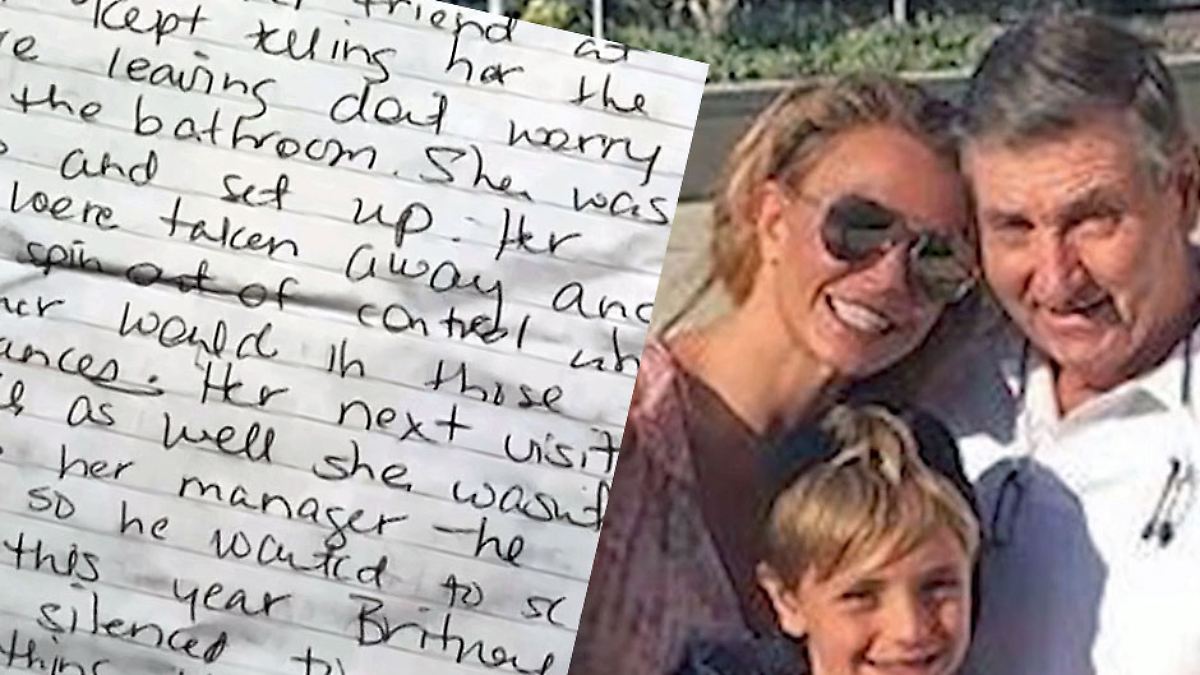 Schweigen nach Jahren gebrochen: Alter Brief soll Wahrheit über Britney ...