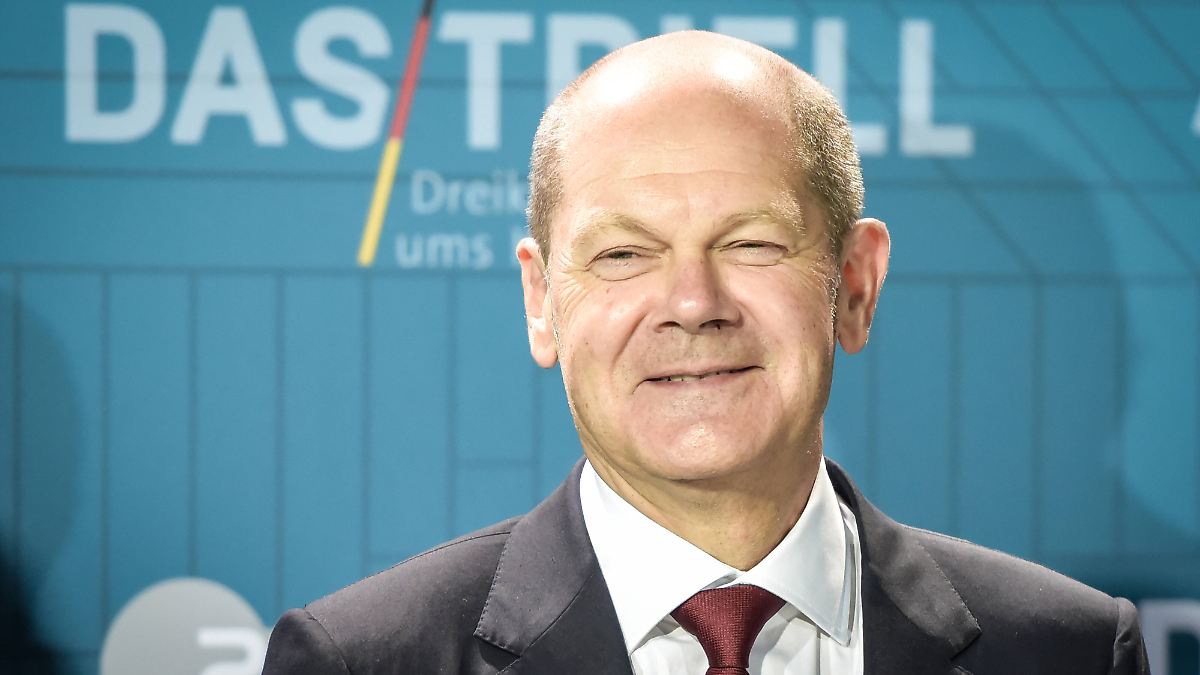 Umfrage nach dem Triell: Scholz am überzeugendsten - n-tv.de