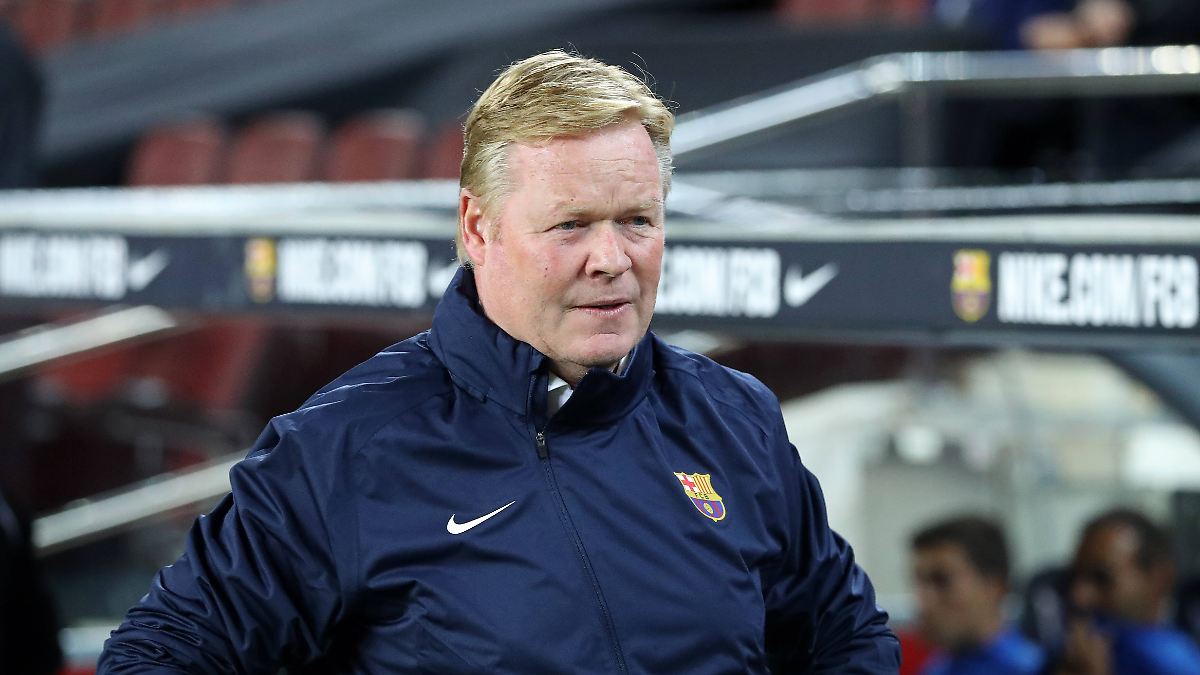 Eklat bei Pressekonferenz: Koeman mit bizarrem Auftritt bei Barça - n-tv.de