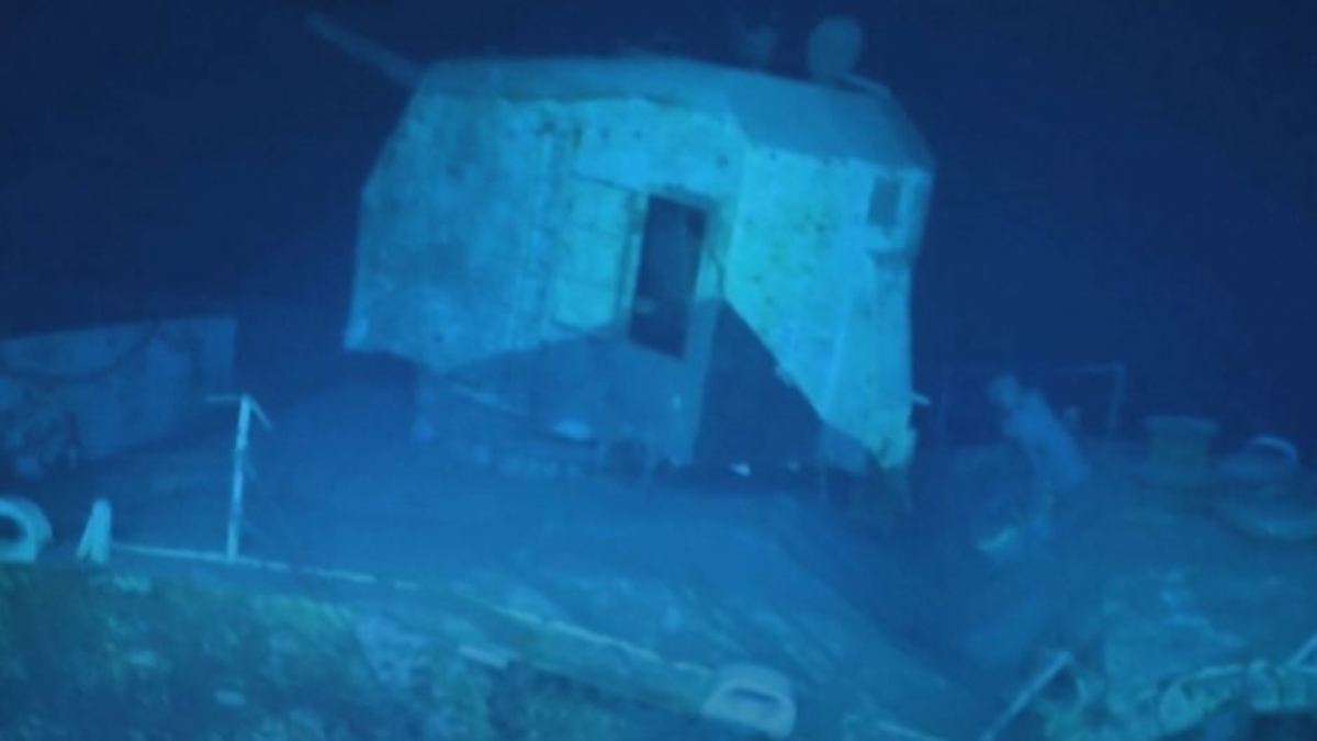 1944 gesunkener US-Zerstörer: Expedition findet tiefstgelegenes Wrack ...