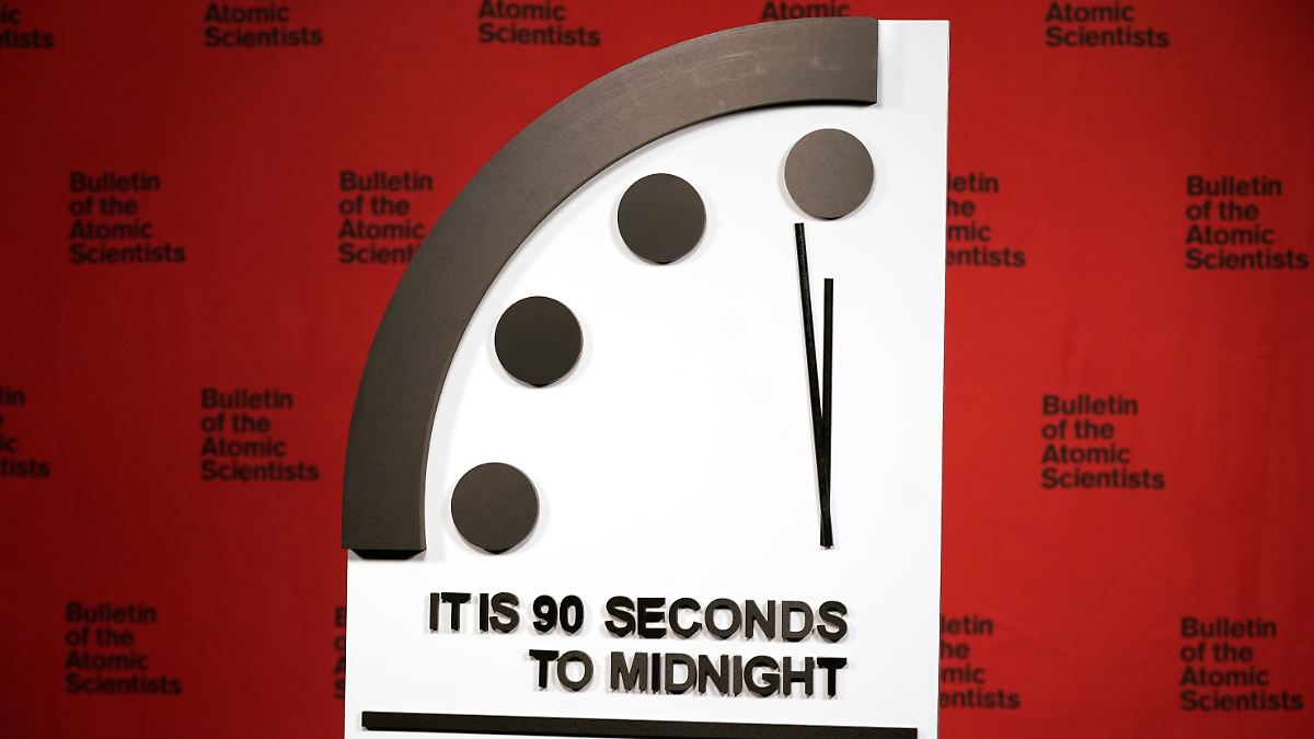 90 Sekunden vor Mitternacht: Doomsday Clock: Die Welt war ihrem Ende ...