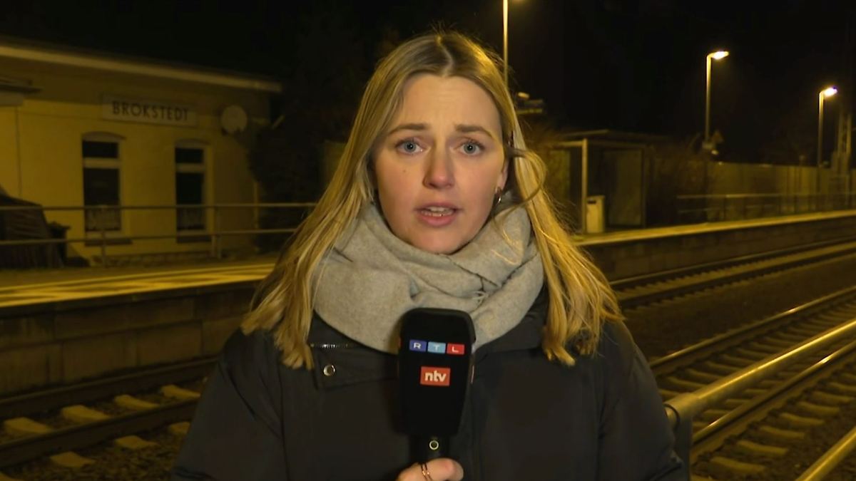ntv-Reporterin in Brokstedt: "Fahrgäste haben Tatverdächtigen am Gleis ...