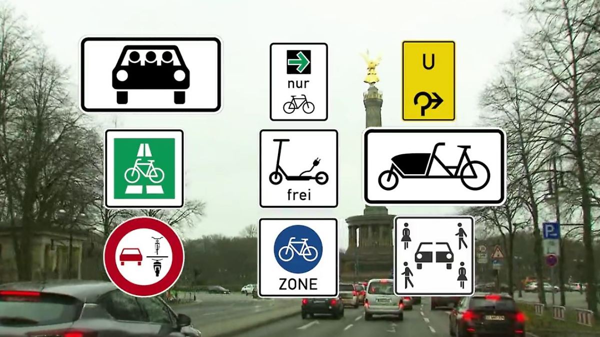 Neue Straßenschilder: "ntv Service" erklärt weniger eindeutige Schilder ...