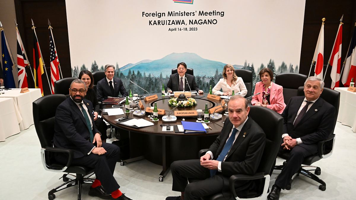 Schulterschluss gegen Moskau: G7 will Russland-Unterstützer stärker ...