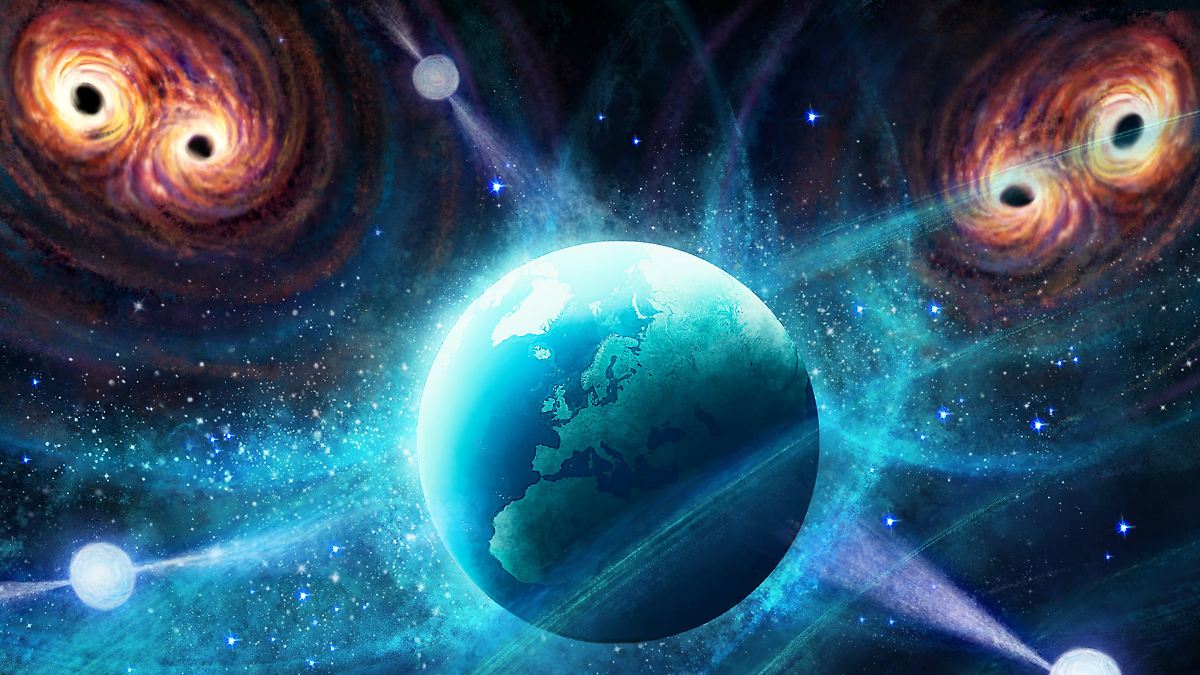 Extreme Raumzeit-Wellen entdeckt: Forscher: Universum wabert langsam ...