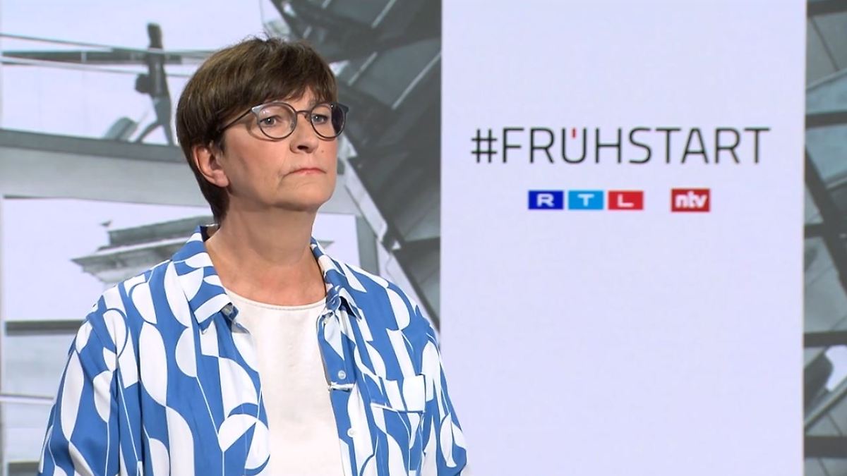 SPD-Chefin Esken im "Frühstart": "AfD kennt nur eine Richtung - immer weiter nach rechts" - n-tv.de