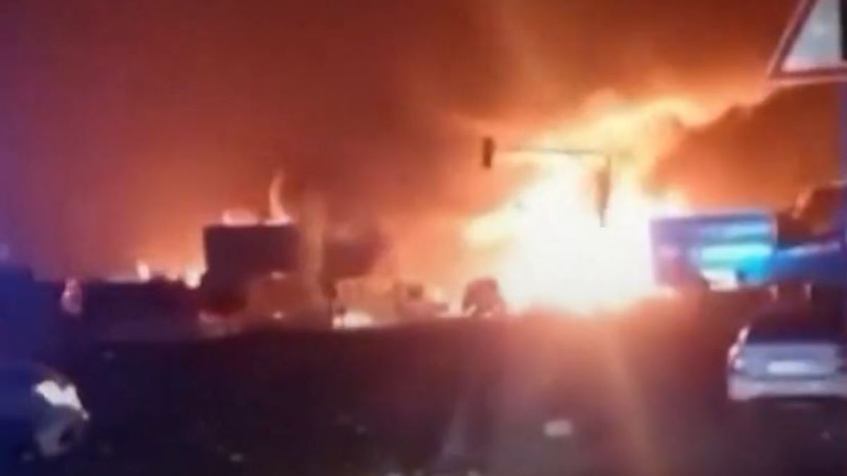 Werkstatt-Brand in Südrussland: Feuer erfasst Tankstelle - viele Tote ...