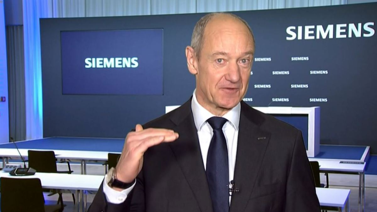 Siemens-Chef über Rekordzahlen: "Zehn Milliarden Cashflow hatten wir ...