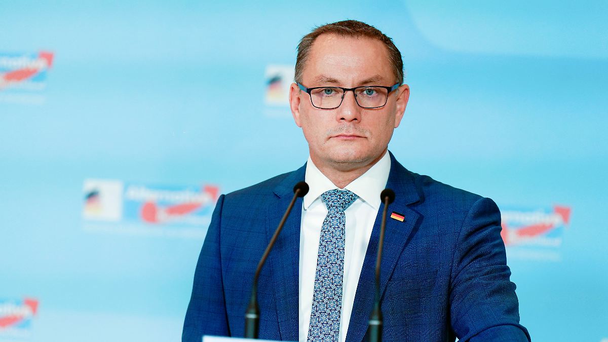 "Ich bin wie Scholz": AfD-Chef kann sich an rechtes Geheimtreffen nicht ...
