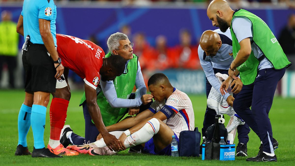 Der Sport-Tag: Viel Blut, aber Hoffnung: Kylian Mbappé bricht sich die ...