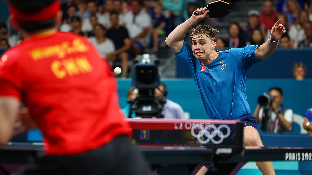 Olympische Spiele: Truls Möregardh gelingt eine der größten Tischtennis ...