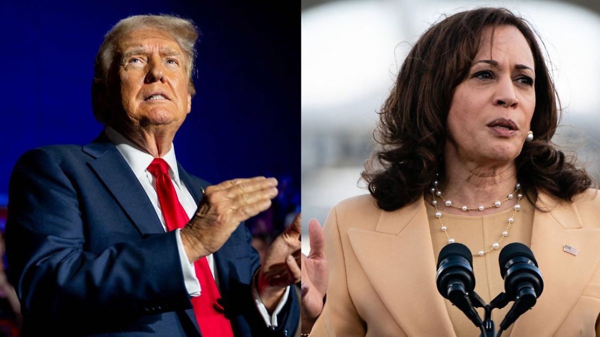 Der Tag: Harris überholt Trump in neuster Umfrage - n-tv.de