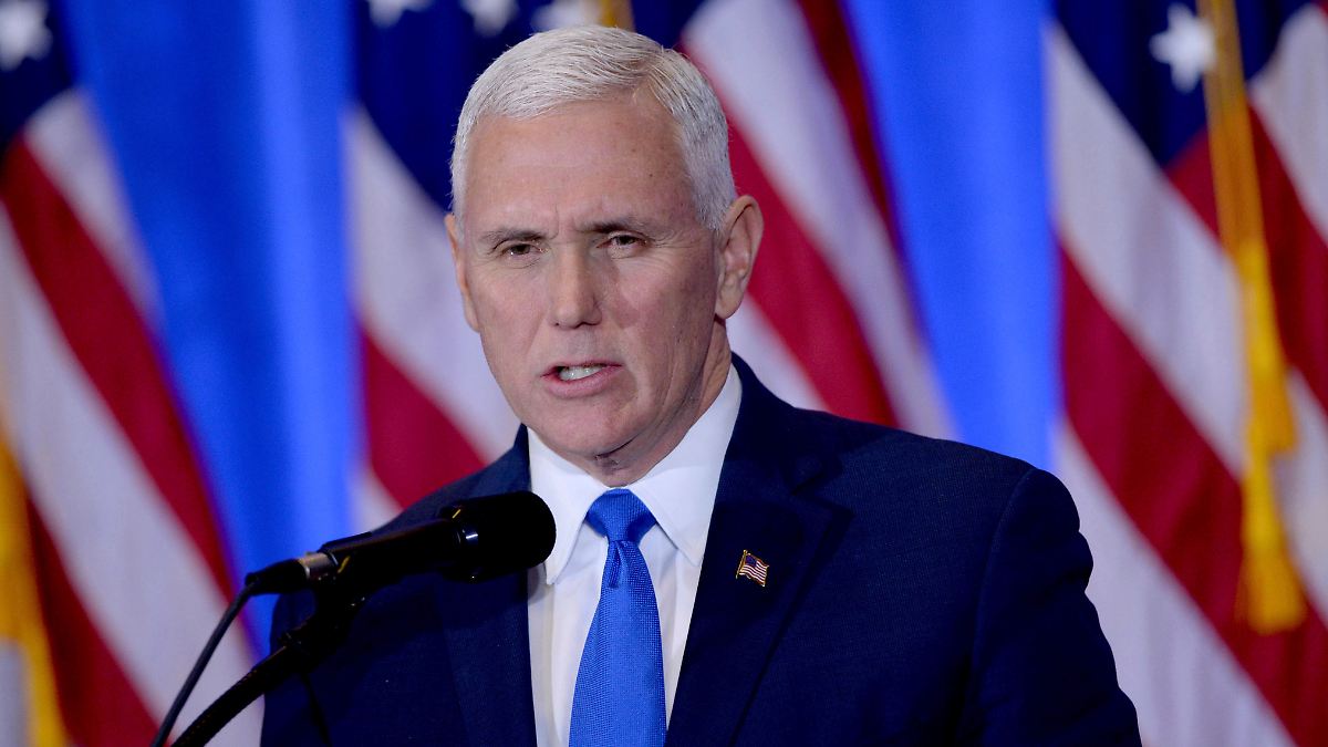 Mike Pence will bei den US-Präsidentschaftswahlen weder für Donald ...