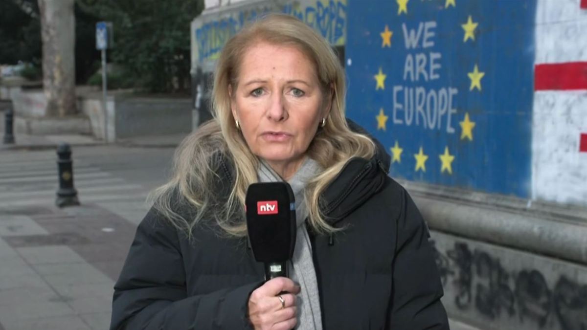 ntv-Reporterin: "Sind hier Feinde": Wie Georgiens Sicherheitskräfte ...