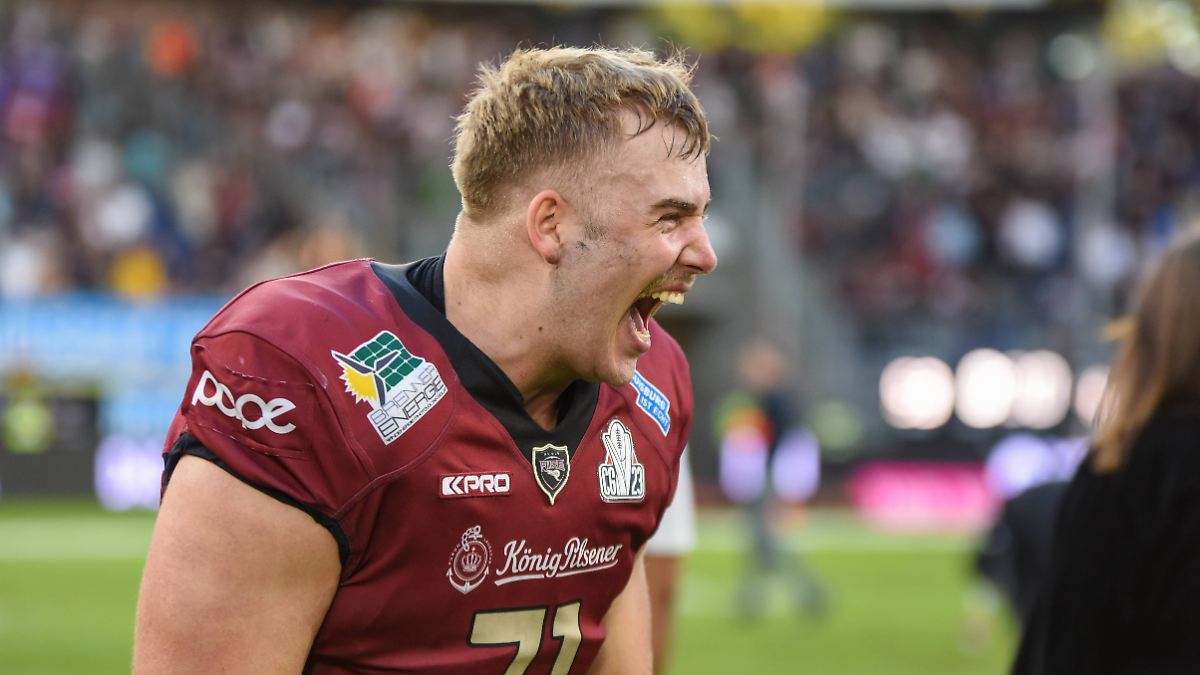 NFL IPP: Deutscher Leander Wiegand und Diskus-Olympiasieger Roje Stona ...