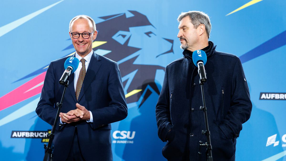 Zoff in der CDU: Merz lacht über Söder-Seitenhieb gegen Daniel Günther ...