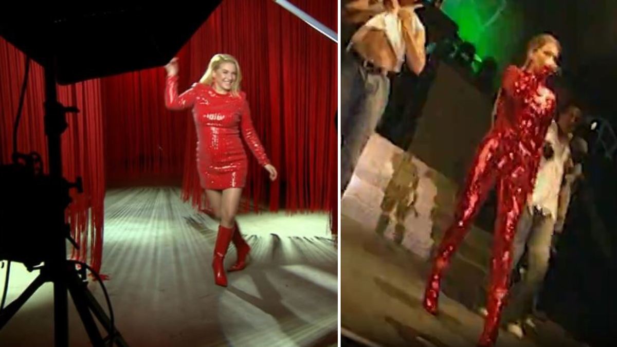 Star stapelt vor Show tief: Jeanette Biedermanns "Let's Dance"-Look ...