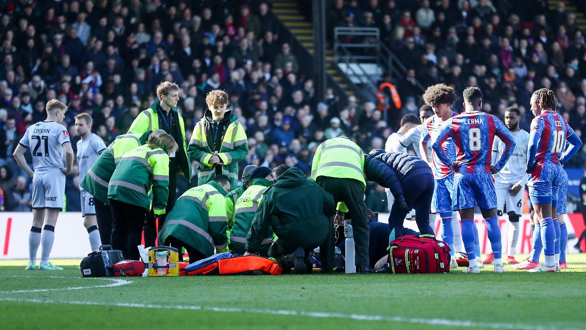 Jean-Philippe Mateta nach Foul im FA-Cup beatmet und abtransportiert ...